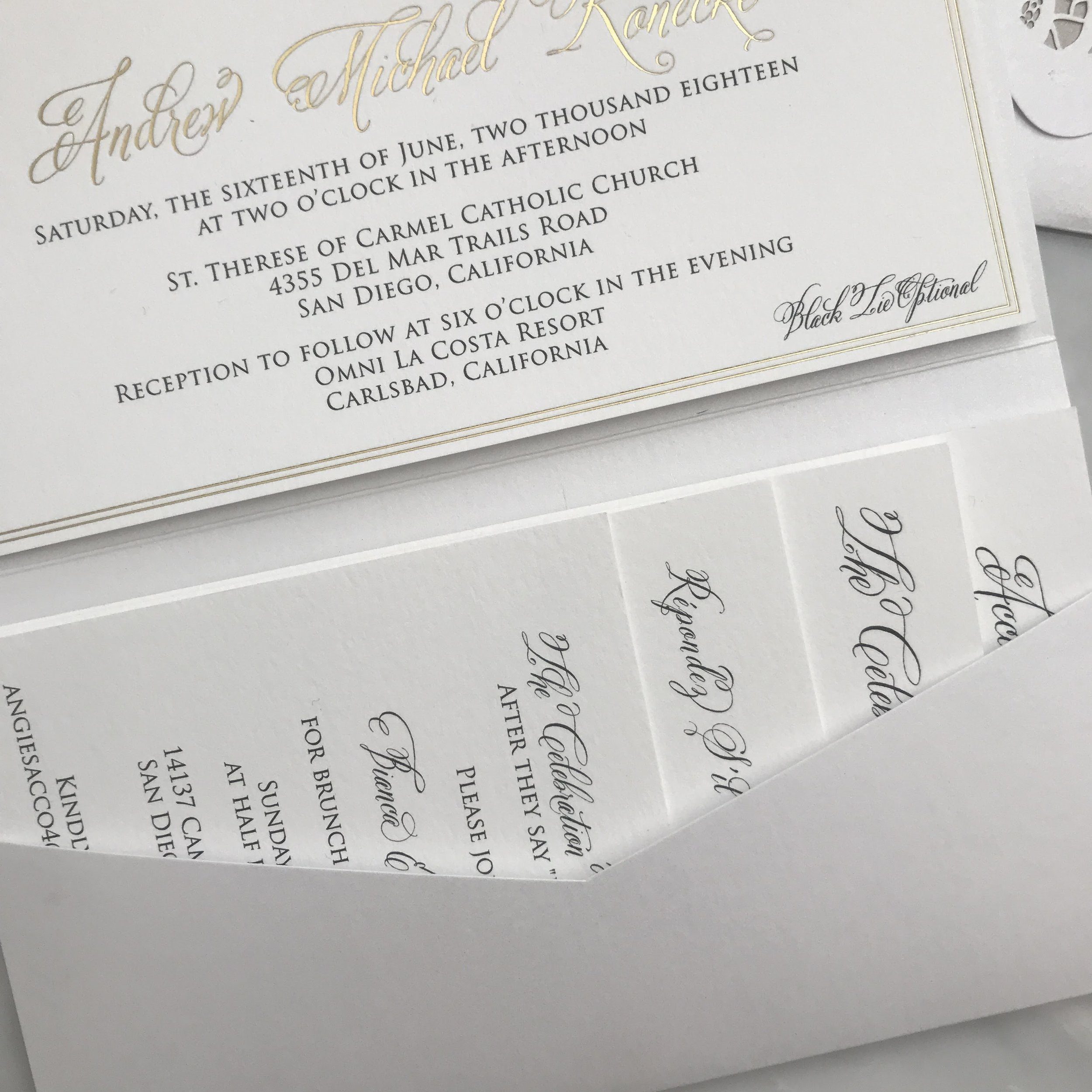 Wedding Details Cards Insert Cards Designbylaney