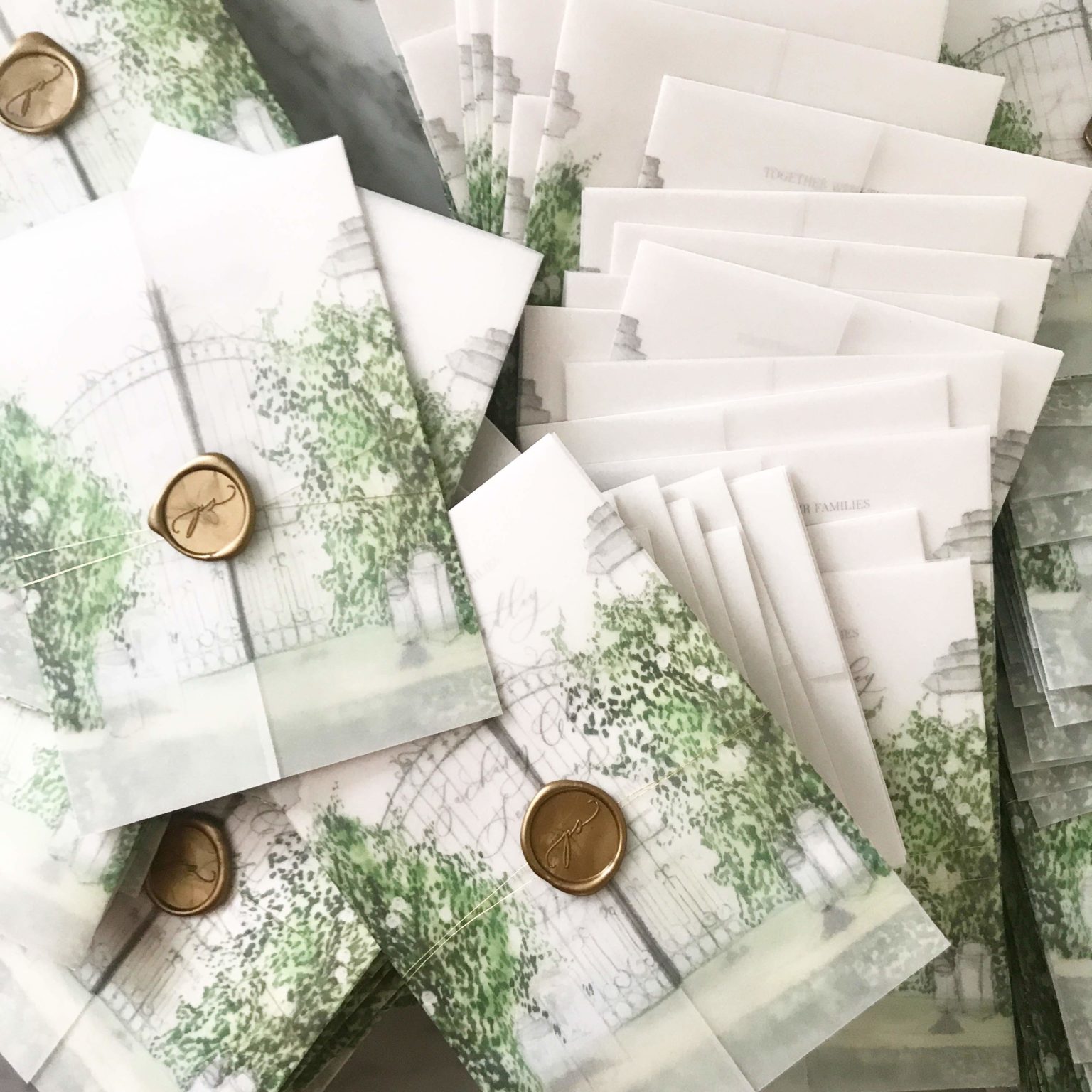 Wedding Invitation Papers - designbylaney.com