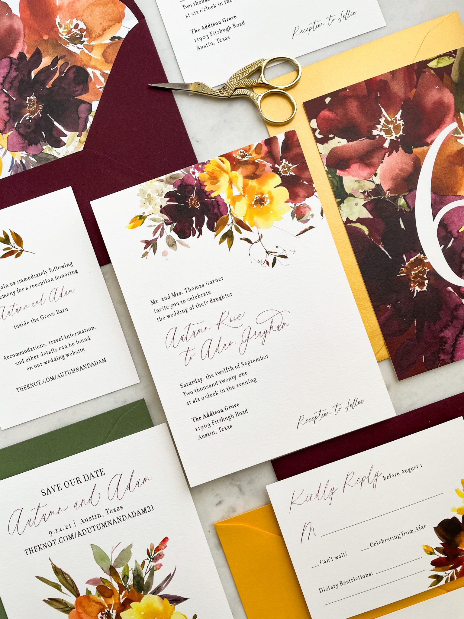 Wedding Invitation Papers - designbylaney.com